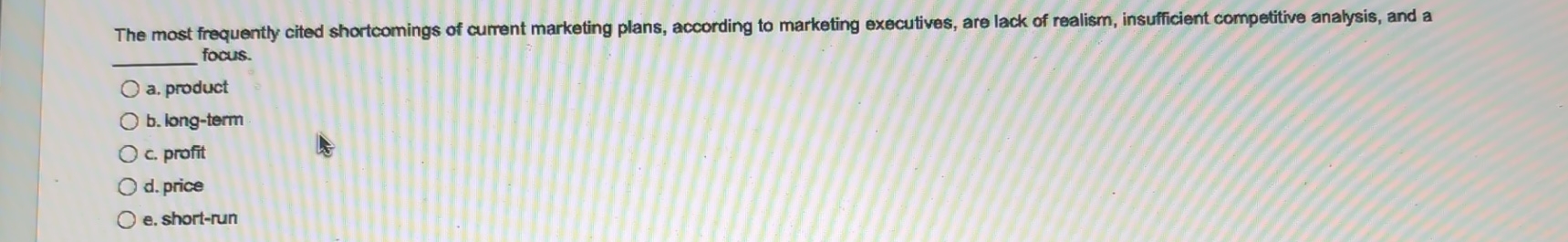 Solved The most frequently cited shortcomings of current | Chegg.com