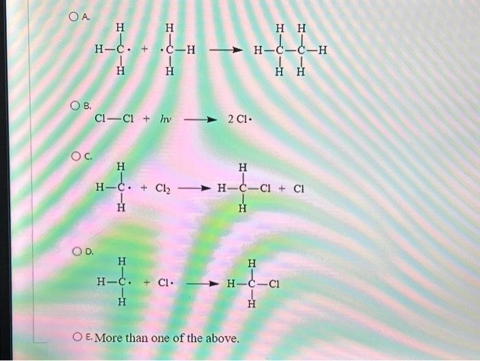 Solved Which of the following is a termination step in the | Chegg.com
