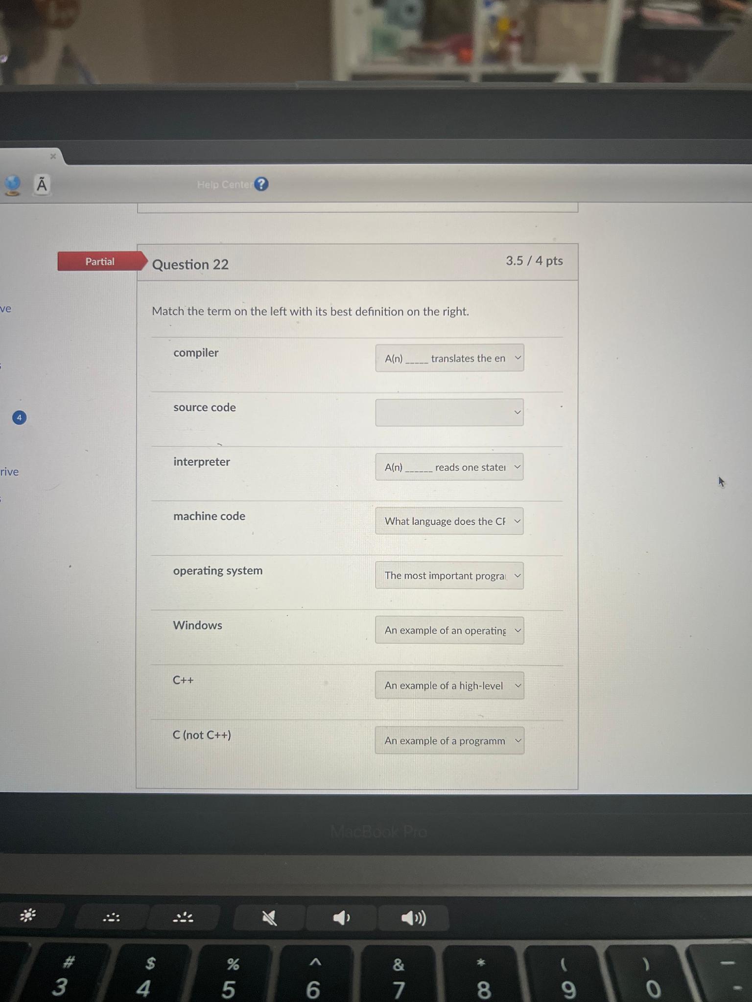 Solved tilde(A)(PartialQuestion 223.54 ﻿ptsMatch the term on | Chegg.com