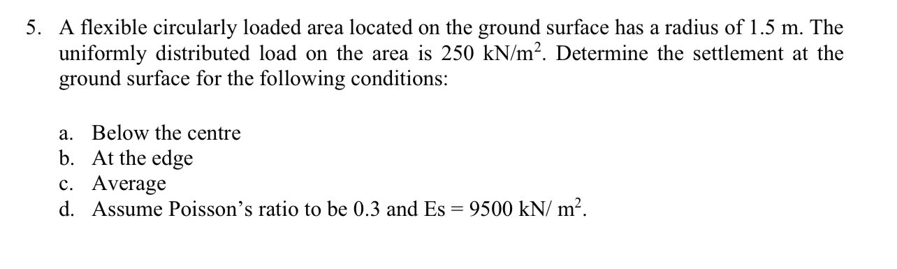 A flexible circularly loaded area located on the | Chegg.com
