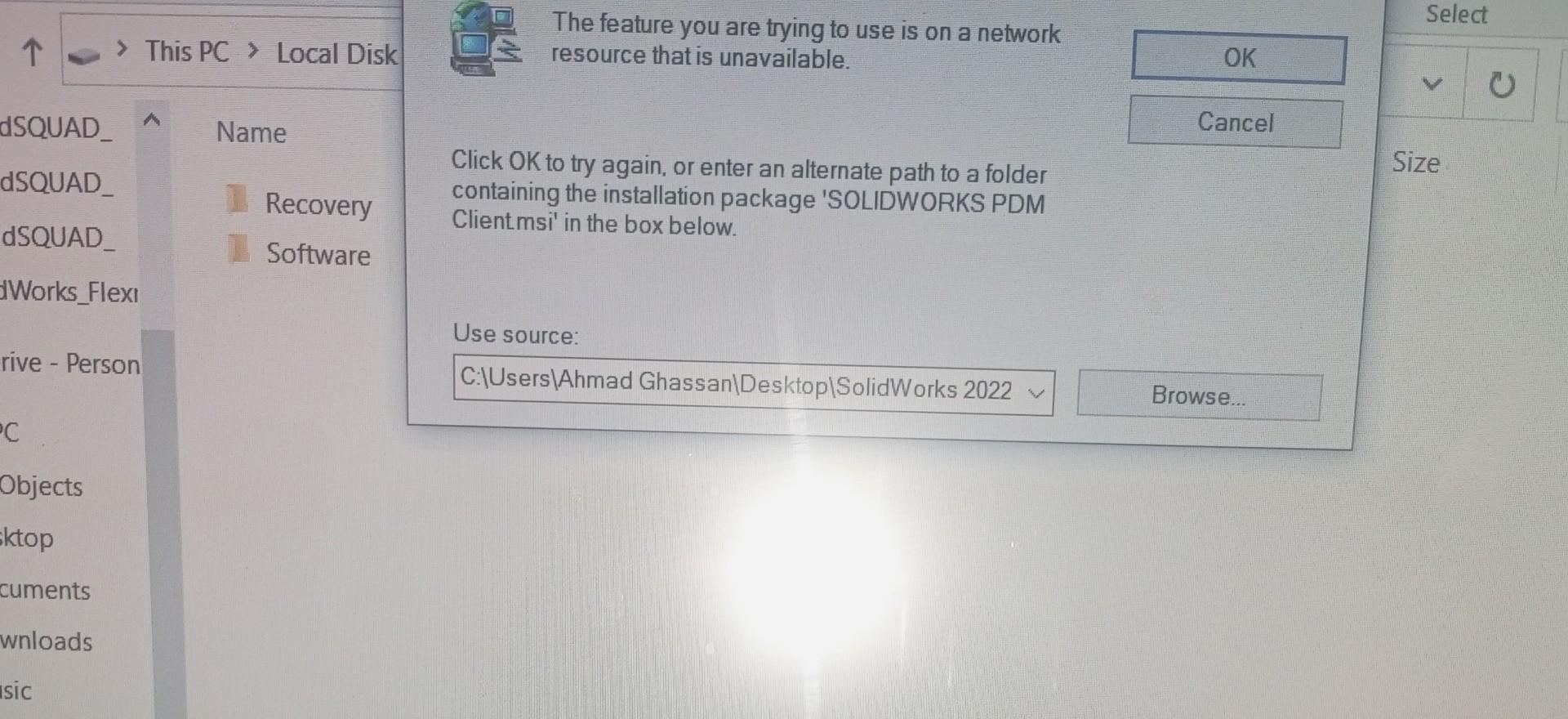 Solved The feature you are trying to use is on a network | Chegg.com