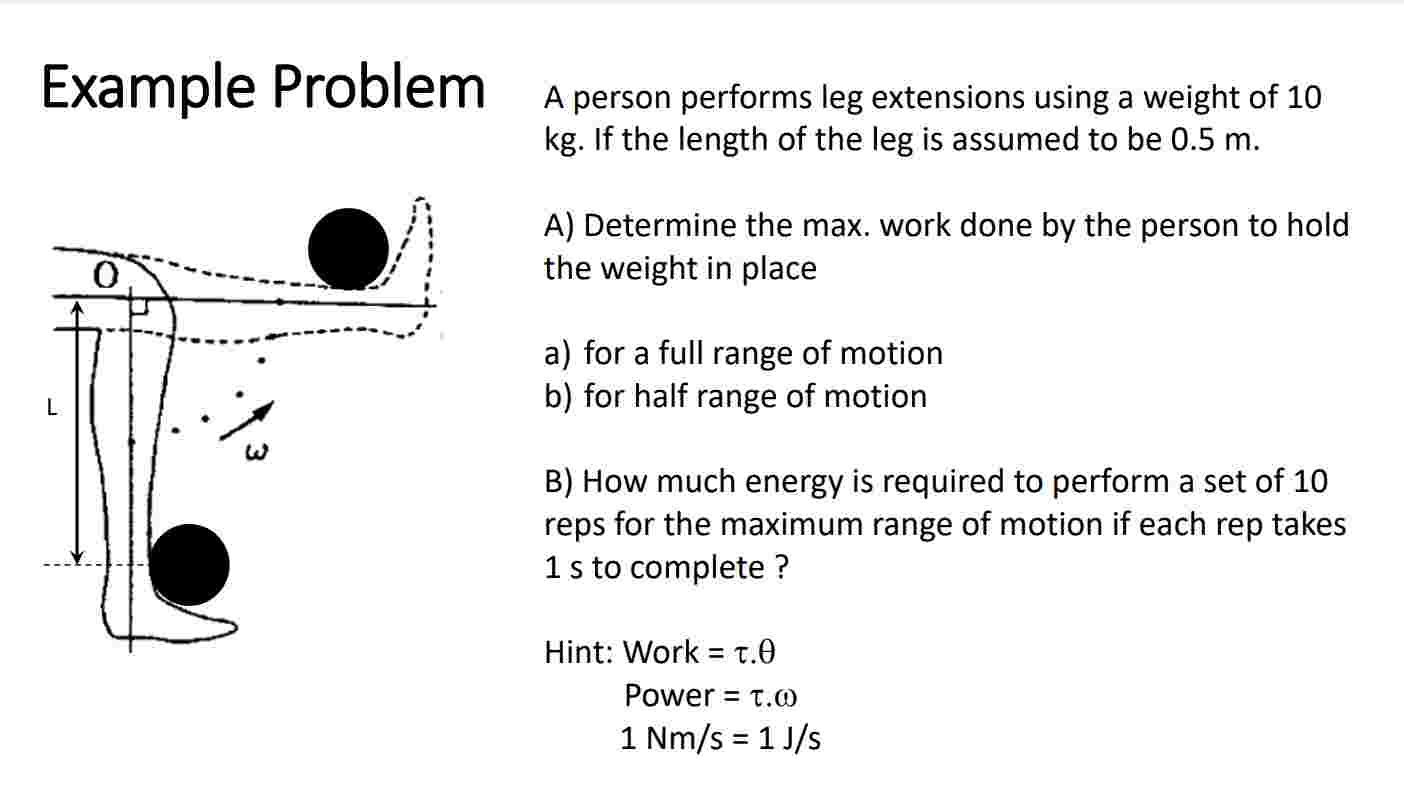Solved A) ﻿Determine the max. work done by the person to | Chegg.com