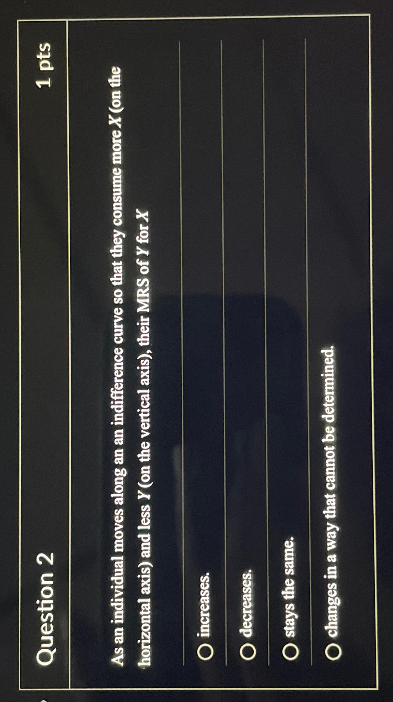Solved Question 21 ﻿ptsAs an individual moves along an an | Chegg.com