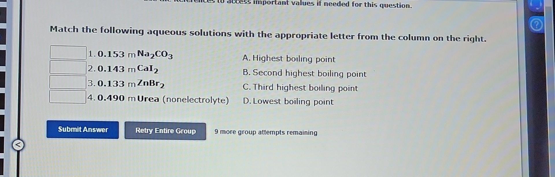 Solved Boiling Point Elevation The boiling point of a | Chegg.com