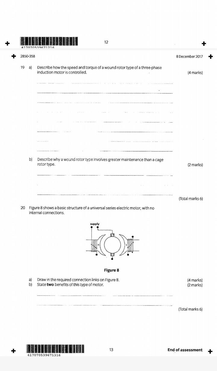 Solved 18 Figure 7 shows the basic structure of an | Chegg.com