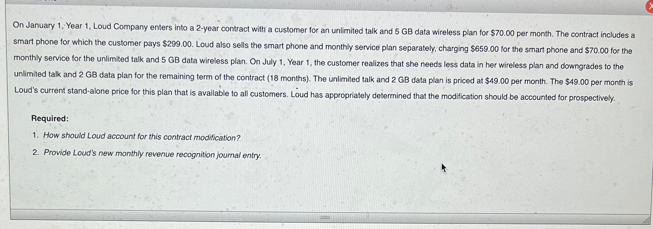 Solved On January 1, ﻿Year 1, ﻿Loud Company enters into a | Chegg.com