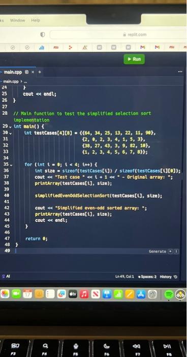 finclude f return 0; \} // Function to perform | Chegg.com