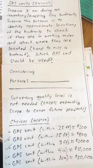 Solved GPS units (Example) Suppose I am doing an | Chegg.com