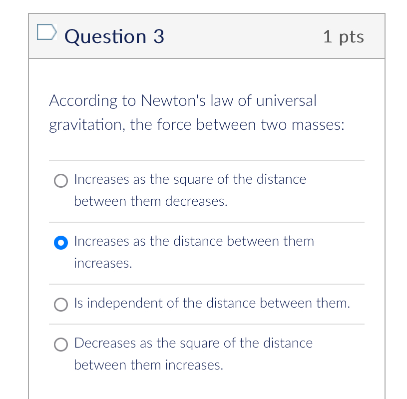 Solved Question 31 ﻿ptsAccording to Newton's law of | Chegg.com