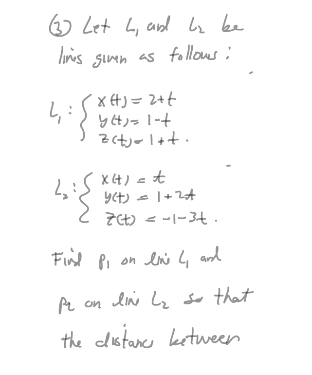 Solved (3) ﻿Let L1 ﻿and L2 belinis given as | Chegg.com