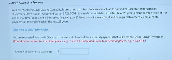 Solved Your client, Albert Davis Leasing Company, is | Chegg.com