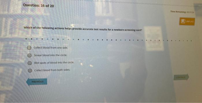 Solved Which of the following actions helps provide accurate | Chegg.com