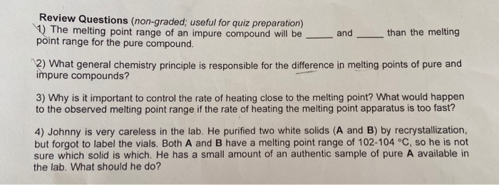 Solved Review Questions (non-graded; useful for quiz | Chegg.com