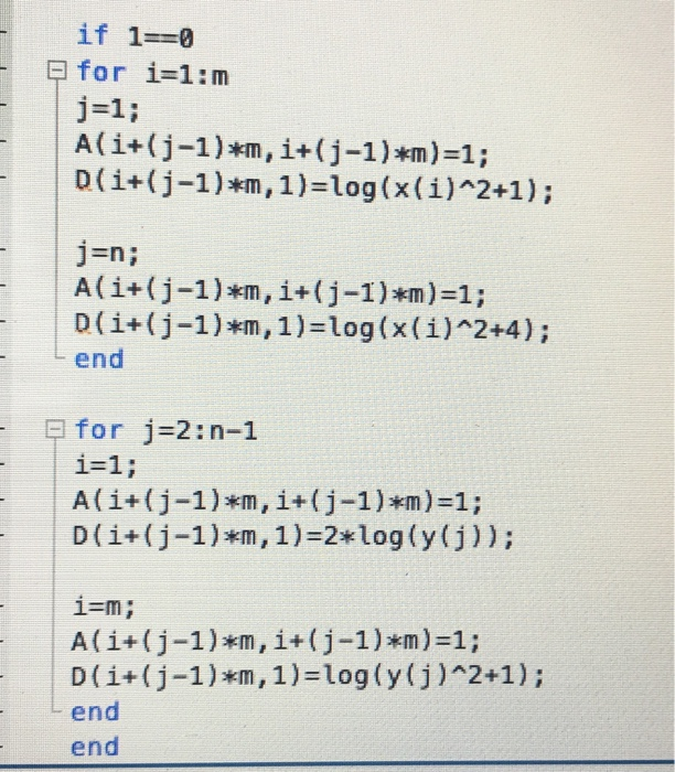 Using Matlab Code Some Of Part 1 Was Given To Us