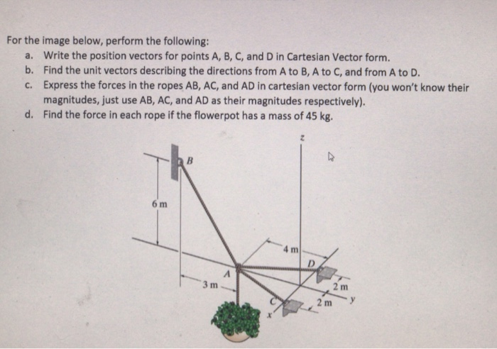 Solved For the image below, perform the following: a. Write | Chegg.com