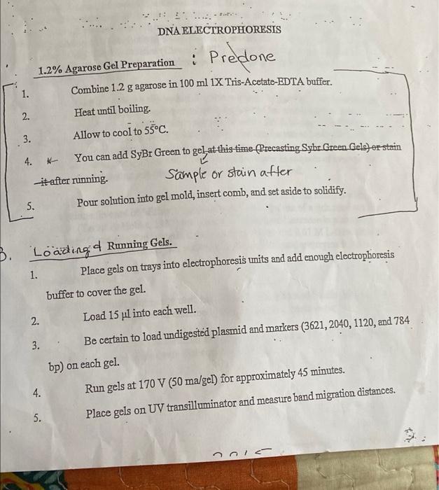 Solved i need to write a lab report(methods )can u please | Chegg.com