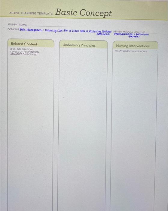 Solved Active Learning Template (basic concept). Concept- | Chegg.com
