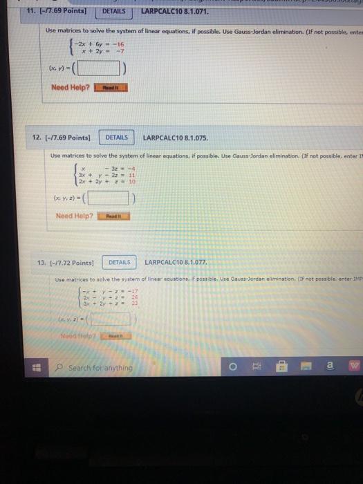 Solved 11. 1-17.69 Points) DETAILS LARPCALC10 8,1.071 Use | Chegg.com Solved 11. 1-17.69 Points) DETAILS LARPCALC10 8,1.071 Use | Chegg.com