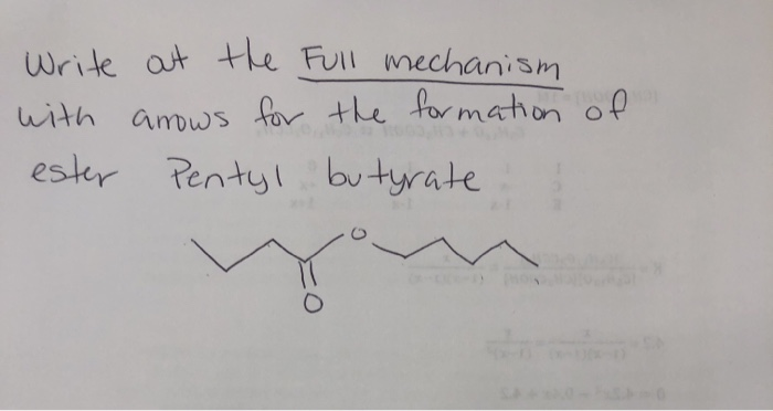 Solved please write out the full mechanism with arrows for | Chegg.com