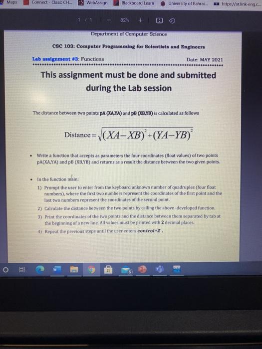 Solved Lab assignment #3: Functions Date: MAY 2021 This | Chegg.com