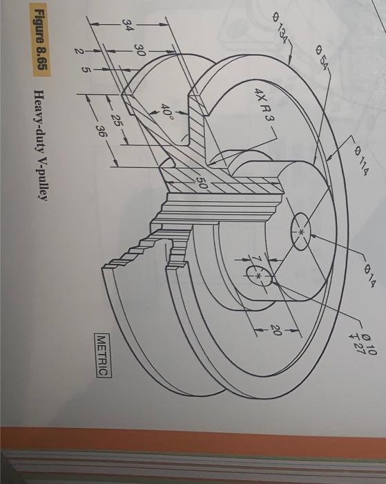Please solve Figure 8.65 in Solidworks. Please | Chegg.com