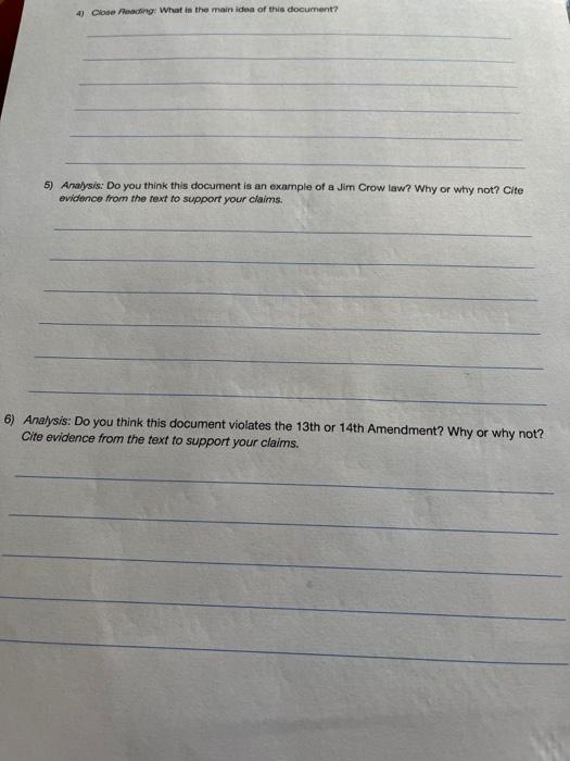 Primary Source Document Analysis - Part 1 Directions: | Chegg.com