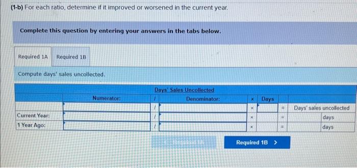 Solved Exercise 13-9 (Algo) Analyzing and interpreting | Chegg.com