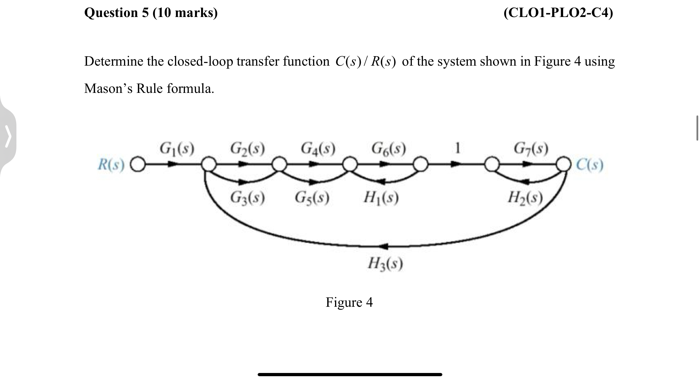 Solved by an EXPERT Question 5 (10 ﻿marks)(CLO1-PLO2-C4)Determine the | Chegg.com