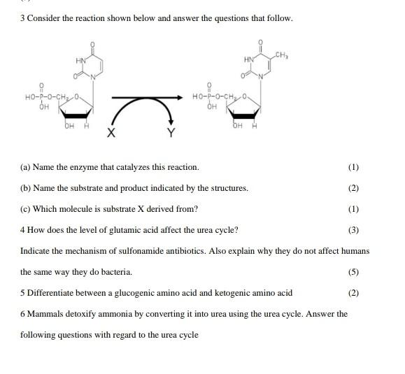 Solved 3 Consider the reaction shown below and answer the | Chegg.com