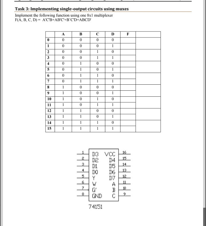 Solved Task 8 Implementing A 4 Bit Parallel Subtracter 