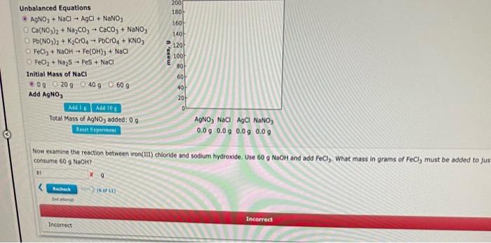 Solved AgNO3+NaCl→AgCl+NaNO3Ca(NO3)2+Na2CO3+CaCO3+NaNO3 | Chegg.com