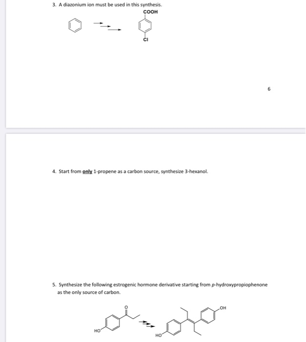 Solved VII. Synthesis. Give conditions for four of the | Chegg.com