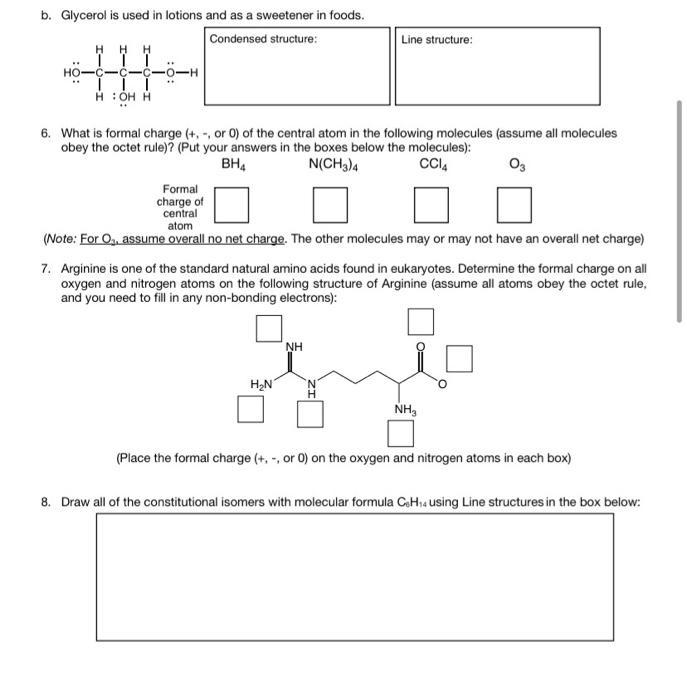 Solved 4. Determine the molecular formulas and then draw | Chegg.com
