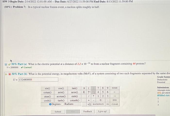 Solved HW 3 Begin Date: 2/14/2022 12:01:00 AM - Due Date: | Chegg.com