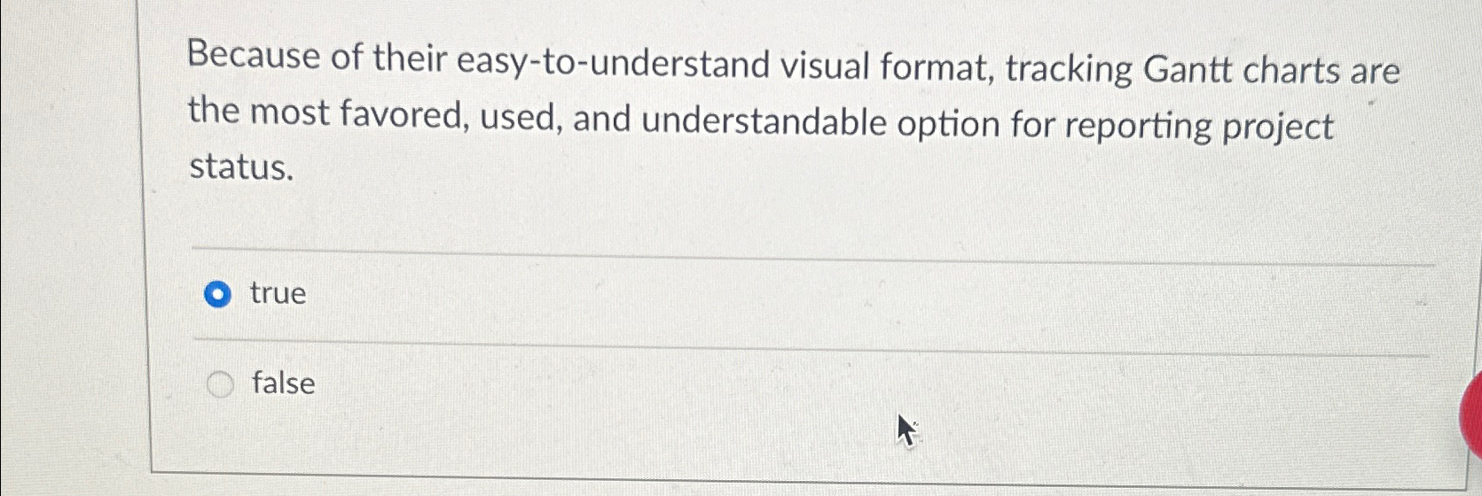 Solved Because of their easy-to-understand visual format, | Chegg.com