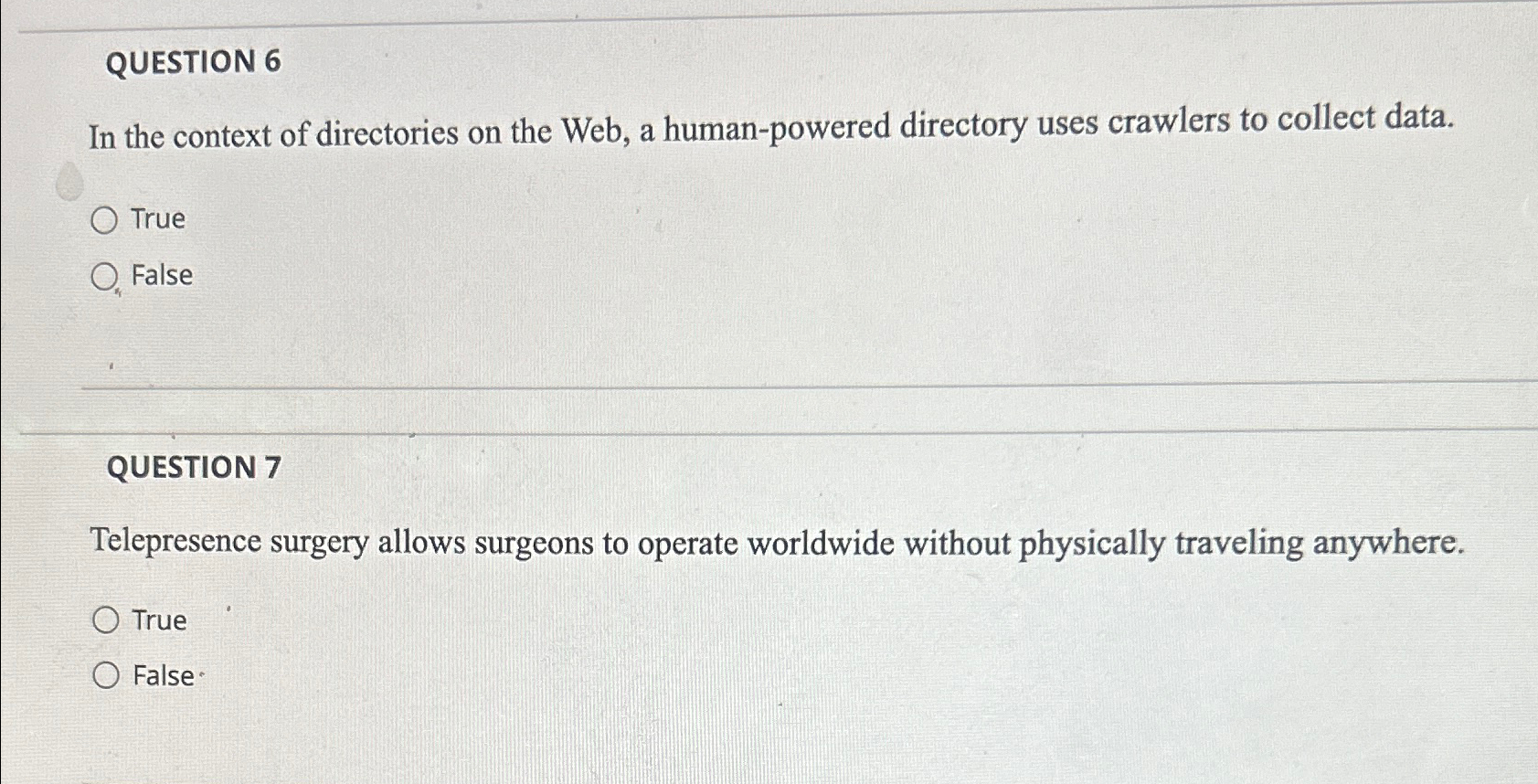 Solved QUESTION 6In the context of directories on the Web, a | Chegg.com