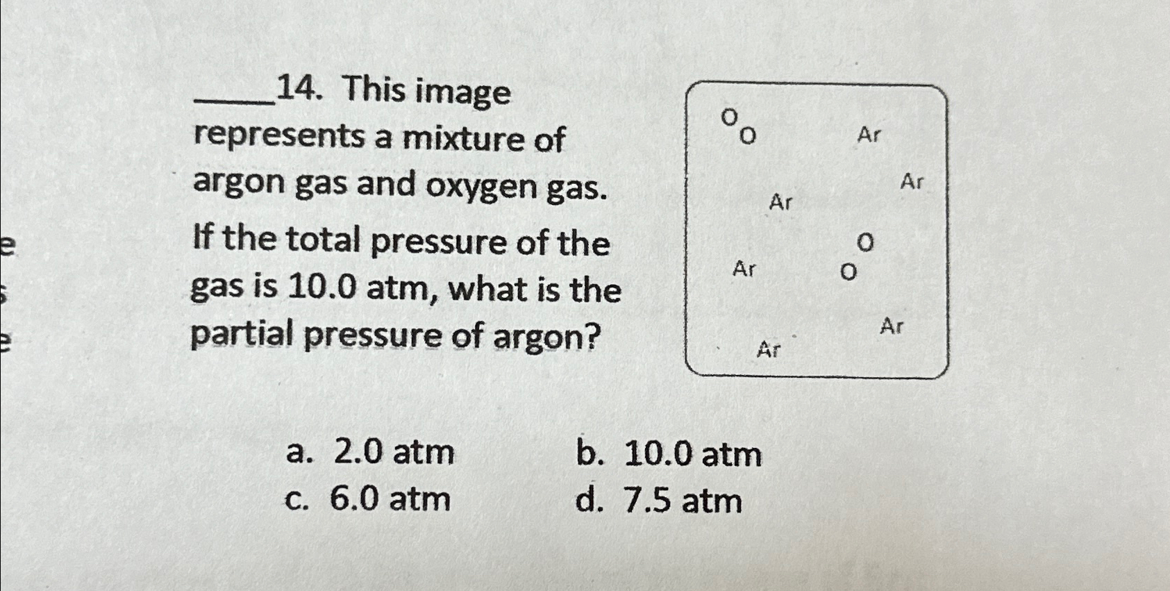 Solved This image represents a mixture of argon gas and | Chegg.com