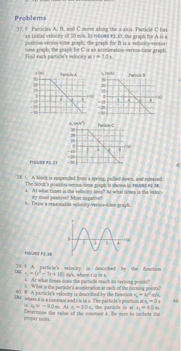 Solved Section 2 7 Instantaneous Acceleration 31 Figure Chegg