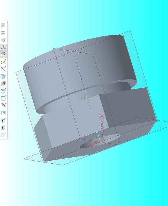 Solved draw the following sketch using CREO Parametric | Chegg.com