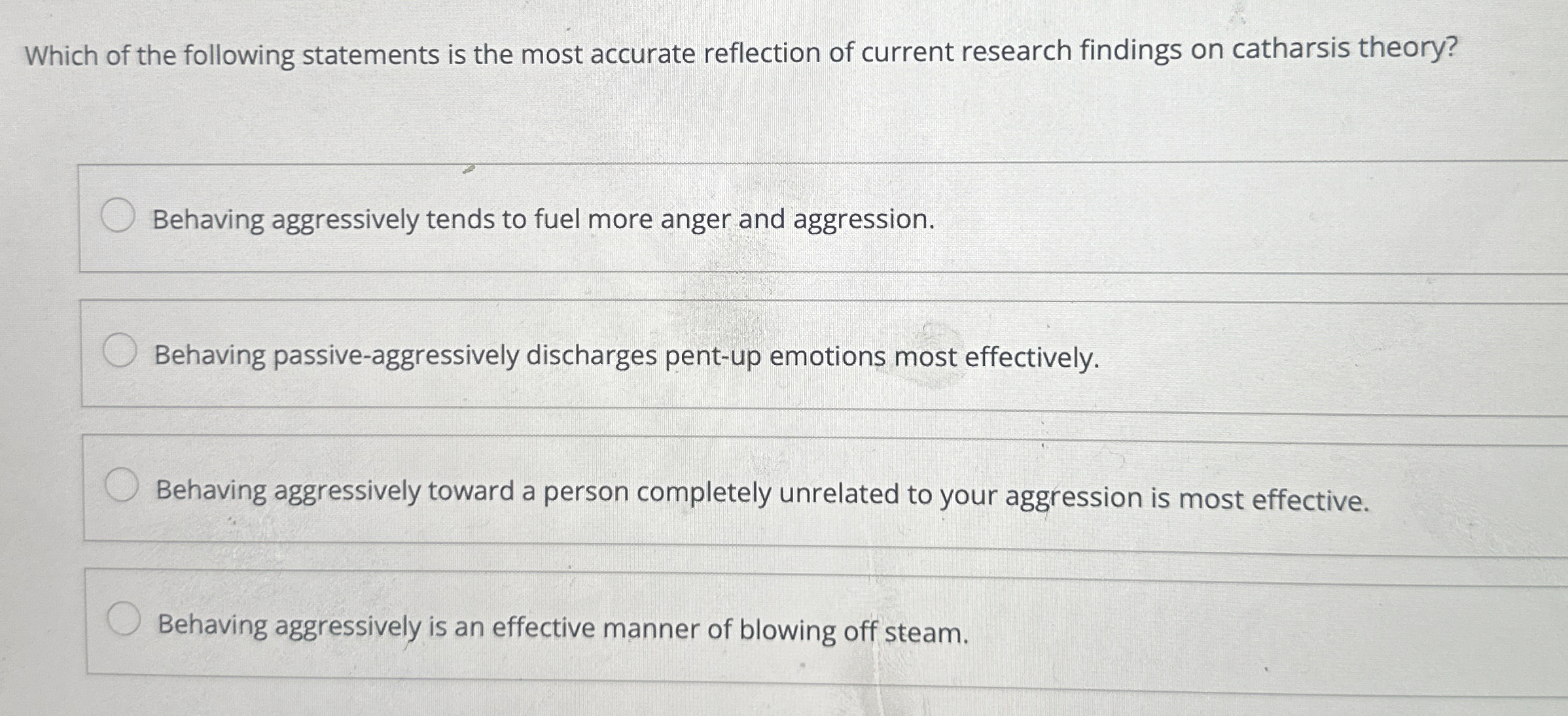 Solved Which of the following statements is the most | Chegg.com