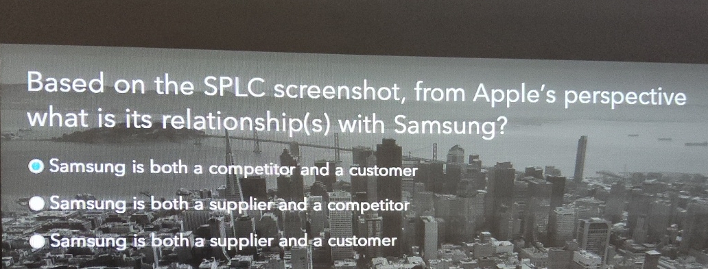 Solved Based on the SPLC screenshot, from Apple's | Chegg.com