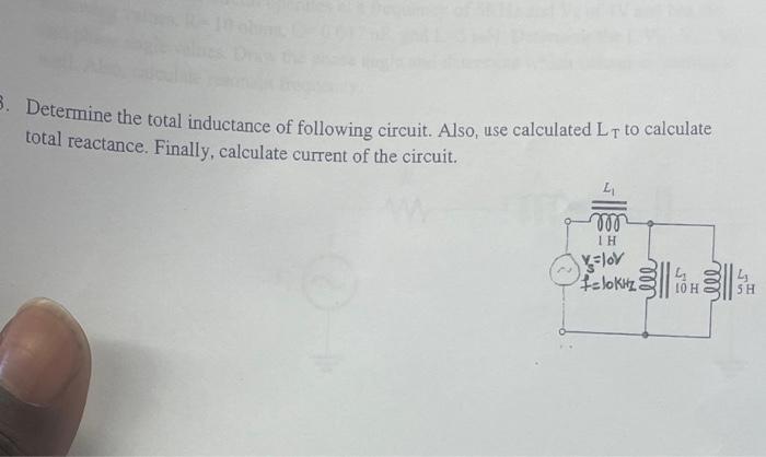 Solved 3. Determine the total inductance of following | Chegg.com
