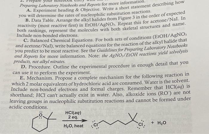 Preparing Laboratory Notebooks and Reports for more | Chegg.com