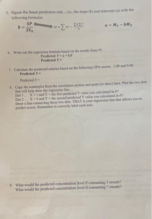 Solved 5. Figure the linear prediction rule... i.e., the | Chegg.com