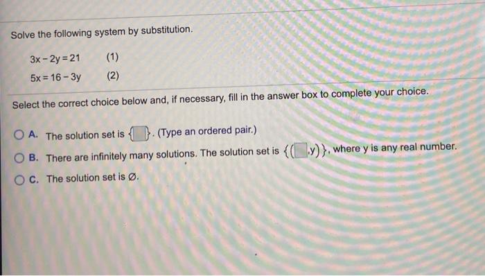 Solved Determine Whether Or Not The Given Pair Of Values Is 