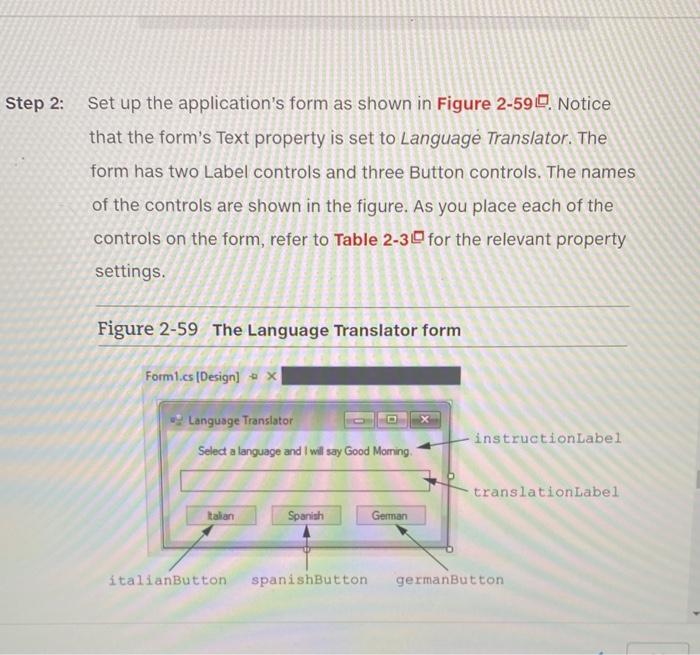 Solved i am stuck on how to open the language translator box | Chegg.com