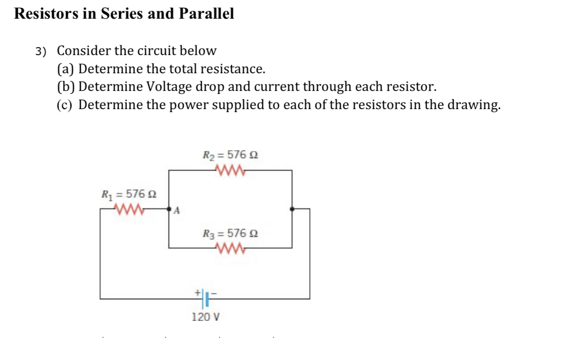 Solved Resistors in Series and ParallelConsider the circuit | Chegg.com