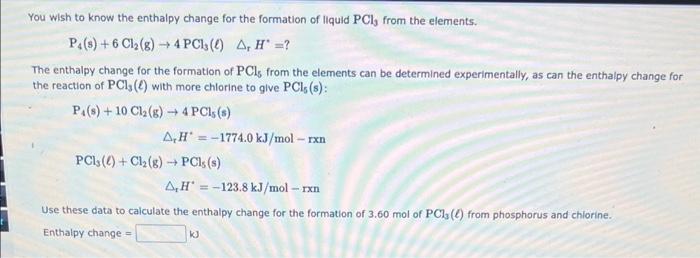Solved Enthalpy changes for the following reactions can be | Chegg.com