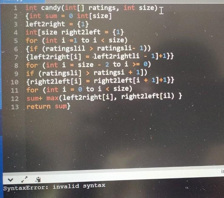 Solved There are N children standing in a line. Each child | Chegg.com