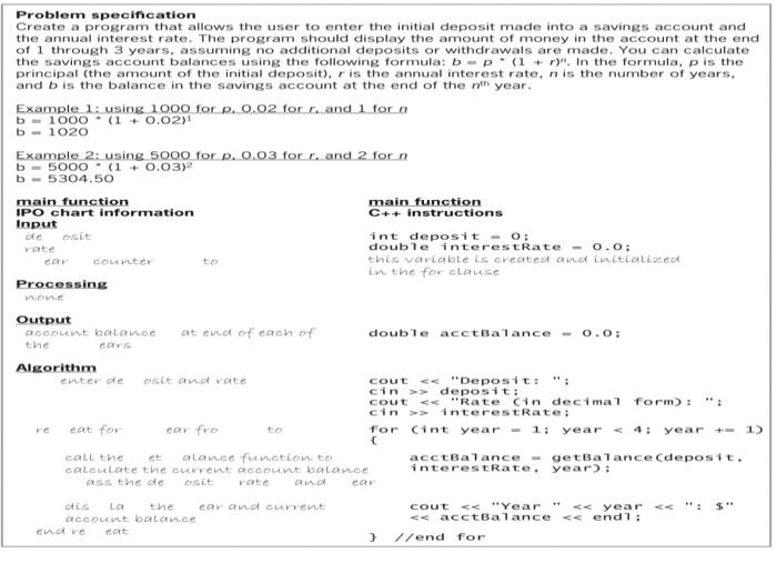 Solved // modify the Savings.cpp program on page 42 of | Chegg.com Solved // modify the Savings.cpp program on page 42 of | Chegg.com